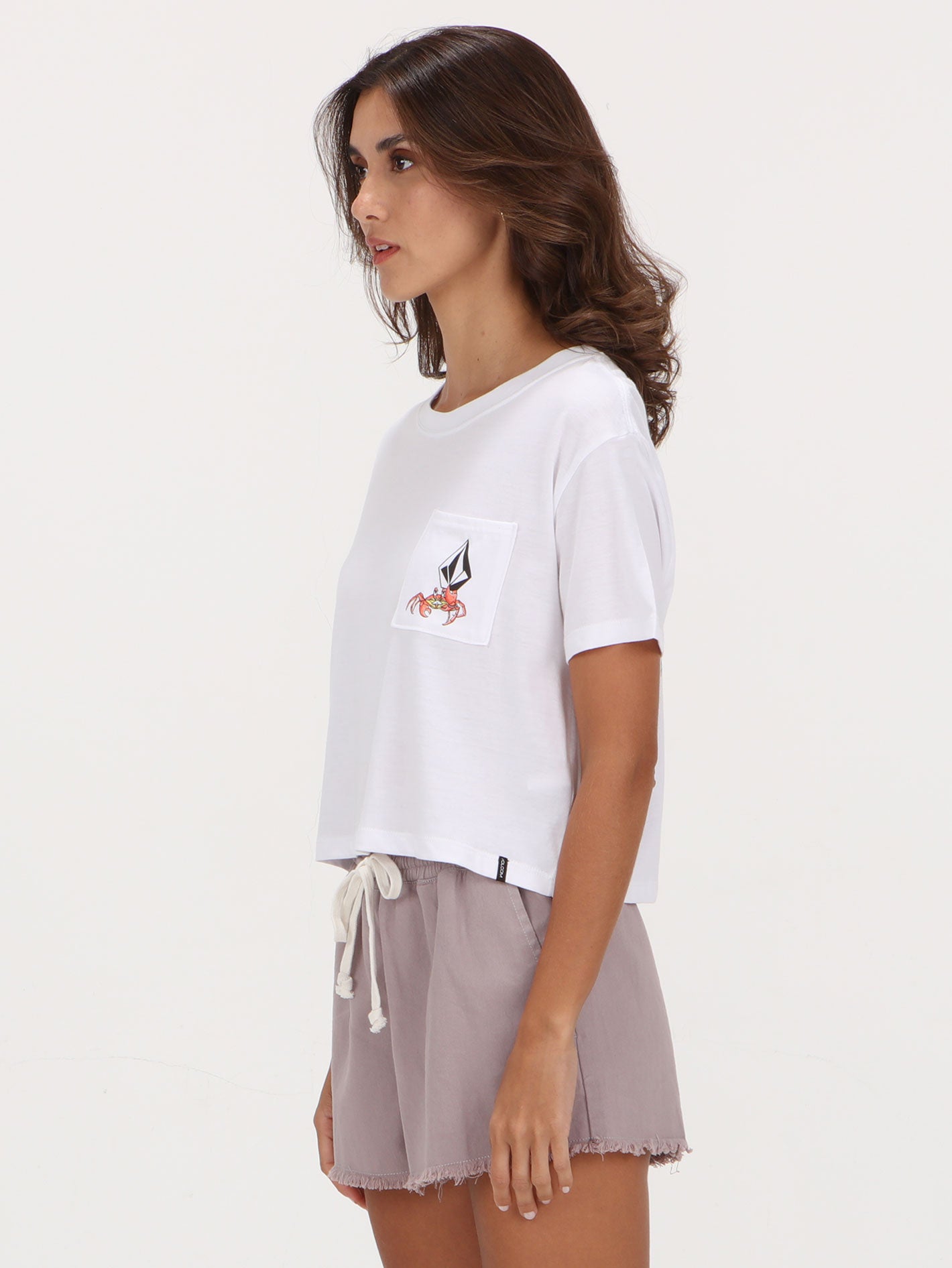 Volcom Tropical Beach Tee - White – Volcom Indonesia Online Store