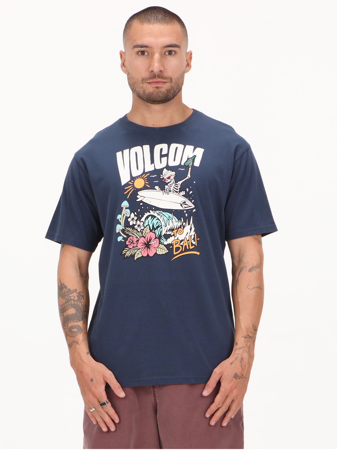Volcom Surf Daze Tee - Navy – Volcom Indonesia Online Store