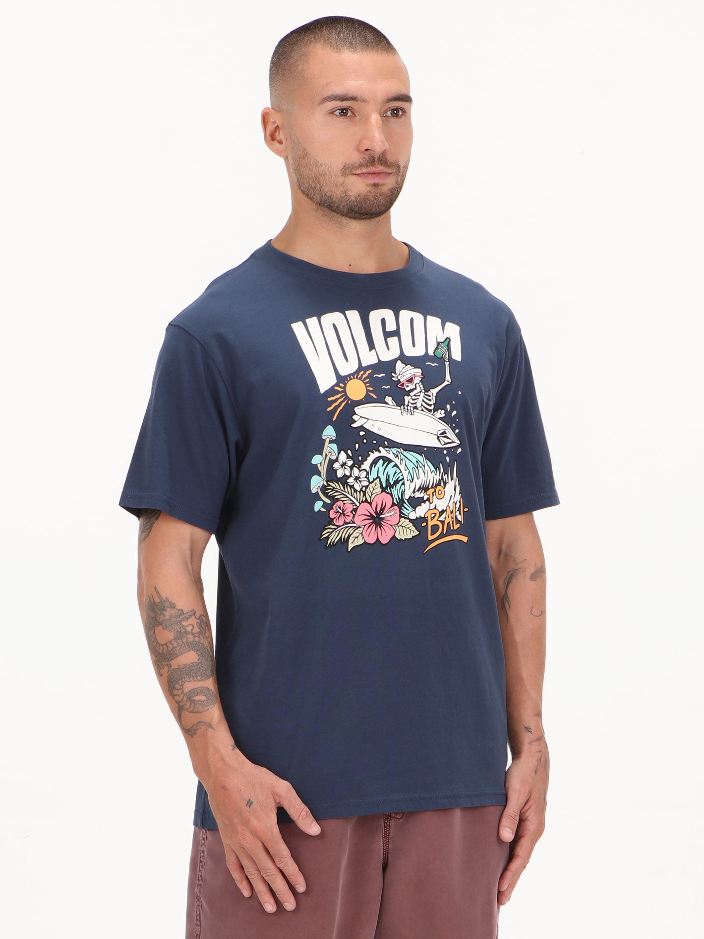 Volcom Surf Daze Tee - Navy – Volcom Indonesia Online Store